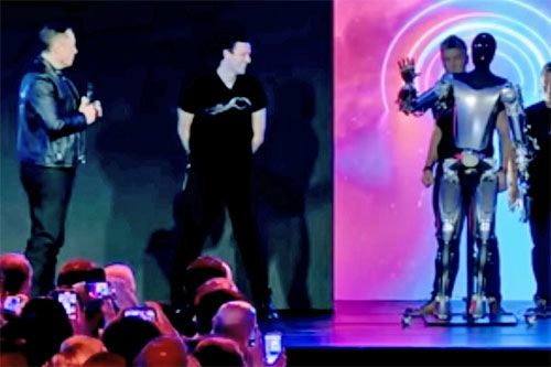 Optimus Humanoidalny Robot Tesli Altair Agencja Lotnicza
